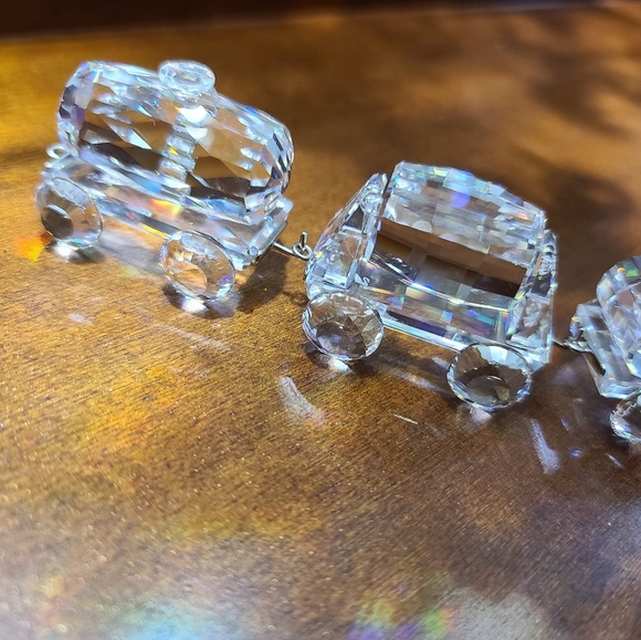 Swarovski | Other | Swarovski Figurines Crystal Train Set | Poshmark